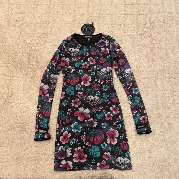 Dolls Kill | Dresses | Dollskill Mesh Body On Dress | Poshmark